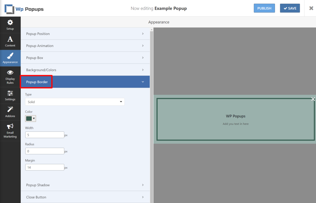 How to Change Popup Design & Appearance - WP Popups Documentation