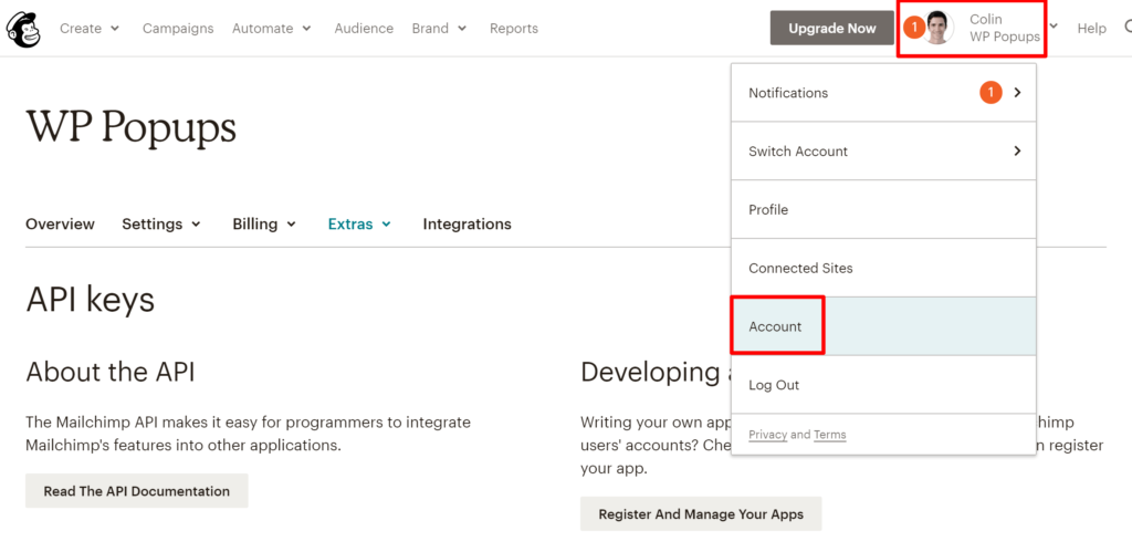 How to Connect Mailchimp to WP Popups - WP Popups Documentation